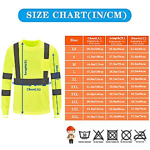 A-SAFETY Construction Shirts for Men M Yellow