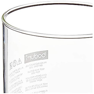 Bodum Chambord Locking Lid French Press Spoutless Spare Carafe, 34 Oz, Clear