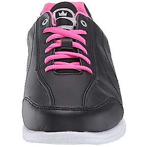 Brunswick Ladies Mystic Bowling Shoes- Black/Pink 6 1/2, 6.5