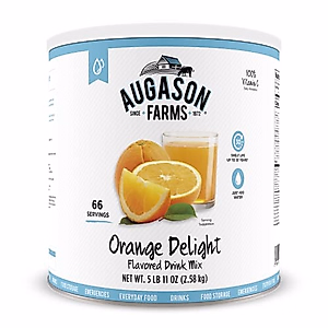 Augason Farms Orange Delight Drink Mix 5 lb. 11 oz.