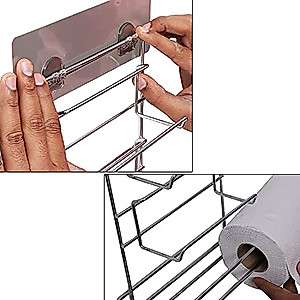 Kitchen Paper Roll Holder Paper Towel Rack Dining Table Kitchen Paper Roll Holder Vertical Paper Towel Storage Rack