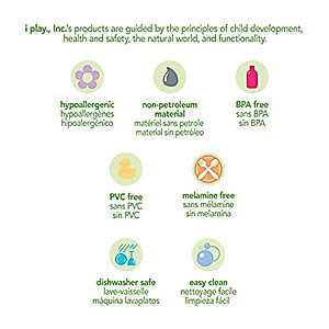 green sprouts Learning Spoon Set | Parent feeds while baby learns | Includes self-feeding spoon for baby to learn & feeding spoon for adult, 2 Piece Set