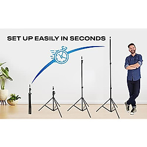 Skywin-VR Tripod Stand, HTC Vive Base Station Compatible Sensor Stand and Base Station Mount for Vive Sensors or Oculus Rift Constellation (2 Stands)