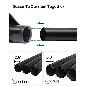 Hzuaneri Closet Wardrobe, 48.8-inch Portable Closet for Bedroom, 3 Clothes Rail Clothes Rail with Fabric Cover, Clothes Storage Organizer, 48.8 x 16.9 x 71.8 Inches, 4 Compartments, Grey WC09304G