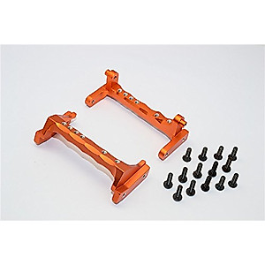 GPM For Vaterra K5 Blazer Ascender Upgrade Parts Aluminum Servo Mount - 2Pcs Set Orange