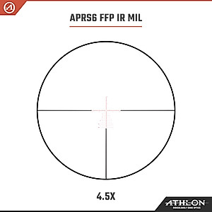 Athlon Optics 212107: Ares Etr 4.5-30X56 Direct Dial, Side Focus, 34Mm, Ffp, Aprs6 Ir -Mil Matte Finish