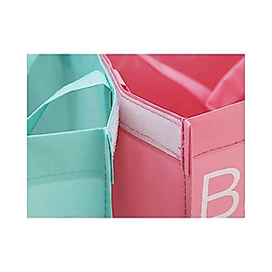 Ribens Recycle Bag Separate Recycle Bin Waterproof Waste Baskets Compartment Container Separate Recycling Bins Multipurpose Separator Box Set Front Recycle Separate Back Laundry Separate