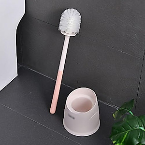 Plastic Brush Toilet Brush Detachable Design Toilet Cleaner Brush Home Floor Stand Toilet Bowl Brush and Stand Set