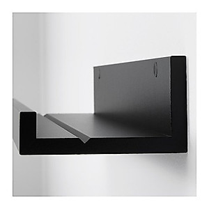 IKEA Modern Picture Ledge Floating Shelf 45.25 inch Black