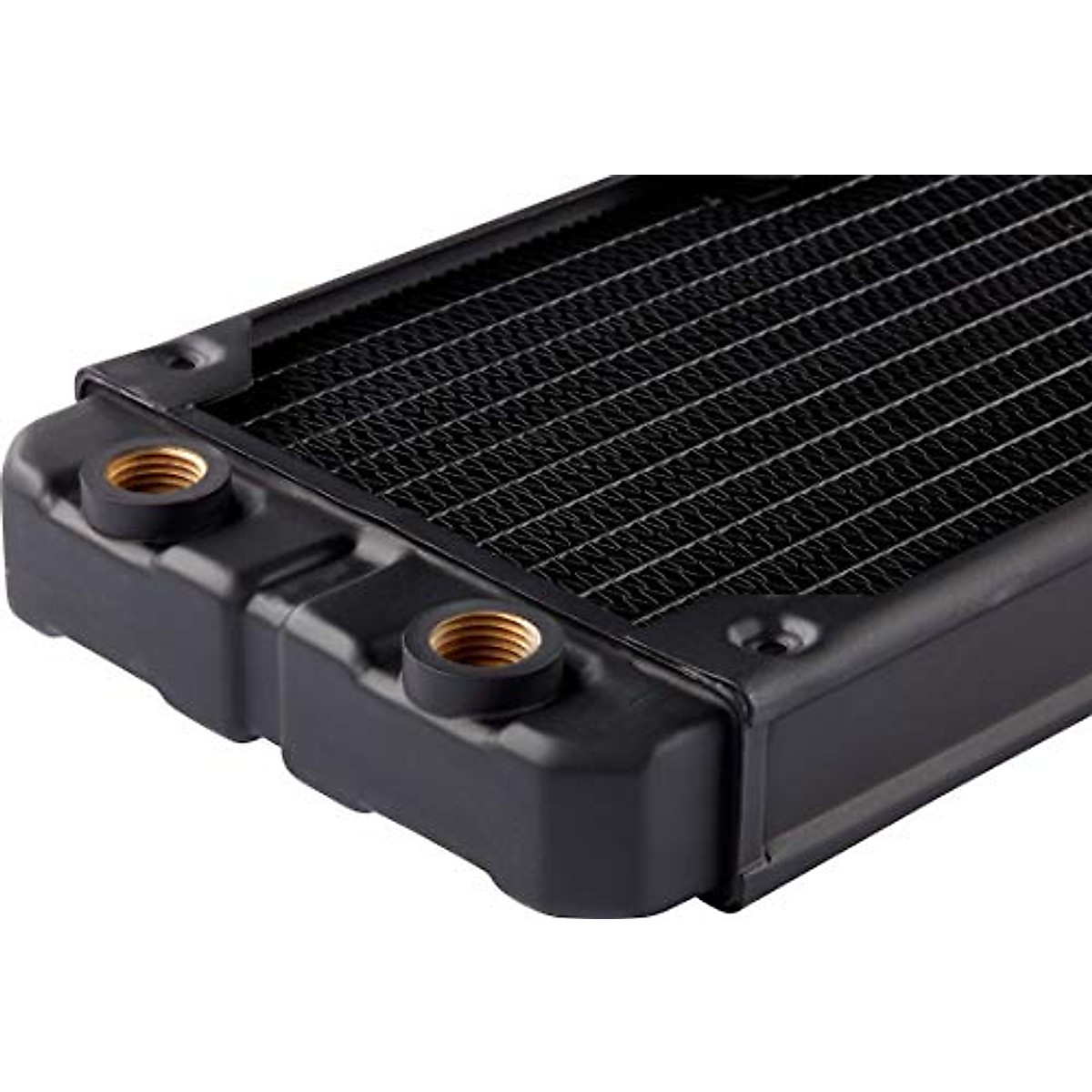 Corsair Hydro X Series, XR5 120mm Water Cooling Radiator (Single 120mm Fan Mount, Easy Installation, Premium Copper Construction, Polyurethane Coating, Integrated Fan Screw Guides) Black