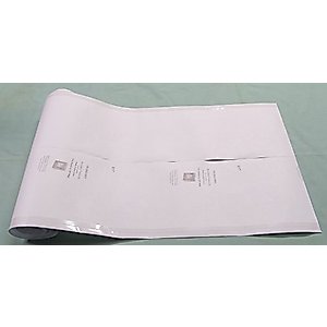 20 Yard Roll of 10" Brodart Fold-On Book Jacket Covers - Center-Loading, Clear Mylar, Adjustable…
