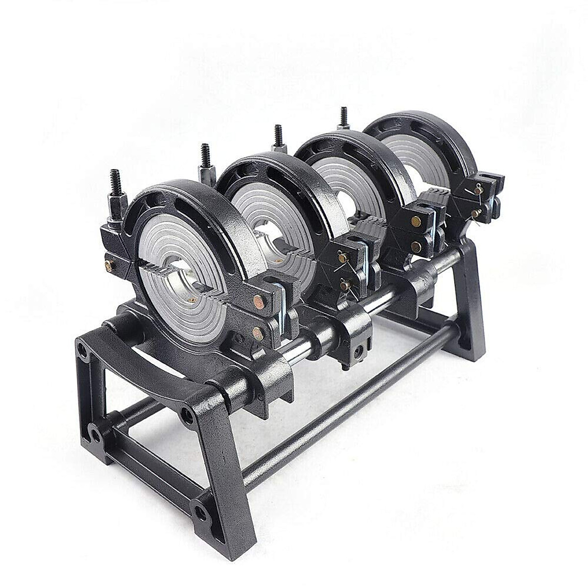 TFCFL Pipe Welder, Manual Tube Butt Fusion Welding Machine 4 Clamps for PE PP PB PVDF HDPE PVC 2.48"-6.30" (63-160mm)