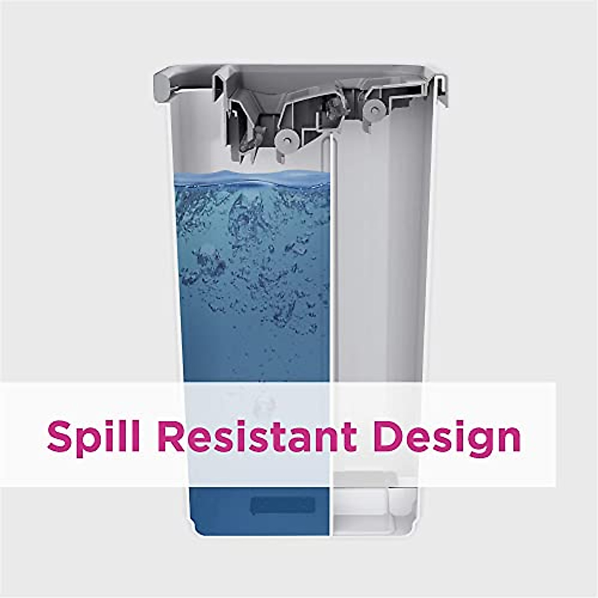 CleanZoom Flat Floor Mop and Bucket Set, Hands Free Home Floor Cleaning System, Stainless-Steel Handle, Washable & Reusable Microfiber Mop Pad, Wet and Dry Use, Wall Window Kitchen Cleaner