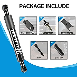 Huazu Tailgate Shock Assist for 2007-2019 Chevy Silverado GMC Sierra 1500 2500 3500 HD - Smoothly and Safely Lift and Lower Your Tailgate