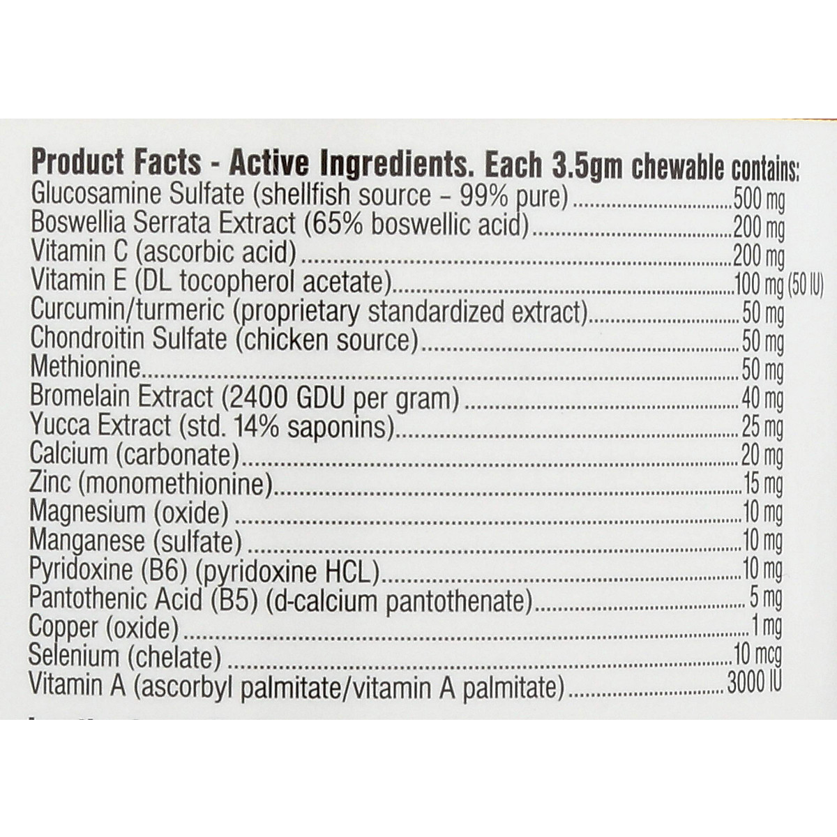 Ark Lighting NATURALS Joint Rescue Super Strength Chews (90 Count), (700542)