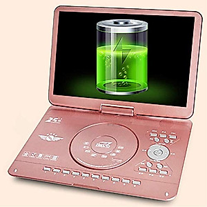 Chang 22 Inch Portable DVD Player,with 18" Swivel Ultra-Thin High-Definition Display Screen Remote Control and Travel Bag Included,Pink