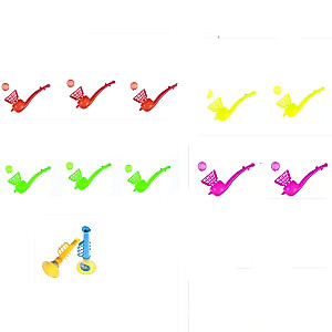 Classic Games Floating Blow Pipe Balls Balance Blowing Toys Fun Stress Reliever for Girls Boys Toddler