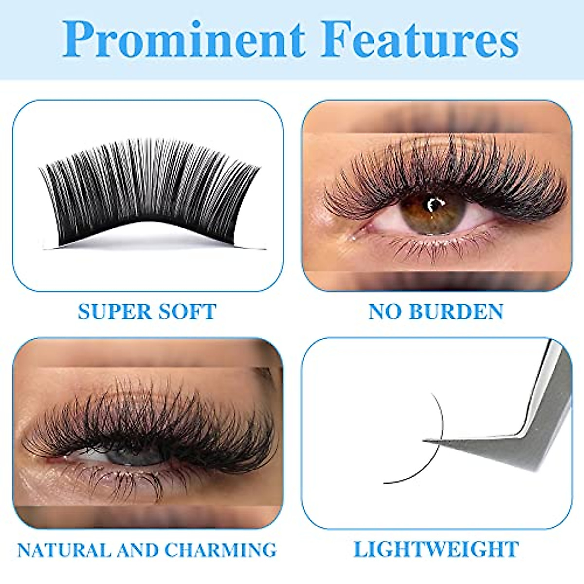 Eyelash Extensions Individual Lashes 0.07 D Curl 15-20mm Mixed Classic Lash Extensions Single Eyelashes Supply by GEMERRY (0.07-D, 15-20mm Mix)
