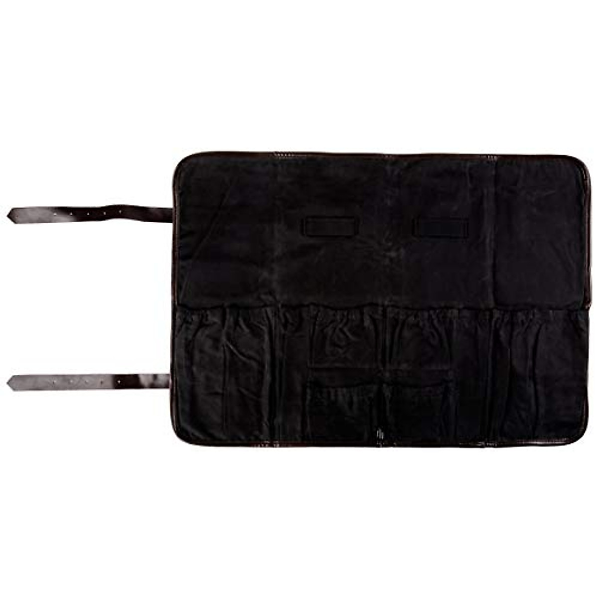 Barfly Mixology Roll Black with brown leather accents