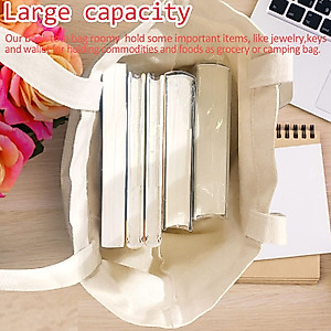 Canvas Tote Bag with Interior Pocket, Canvas Book Tote, Large Shoulder Bag, Portable washable ladies grocery shopping gift bag, canvas tote bag for women, canvas shopping bags, tote bag aesthetic