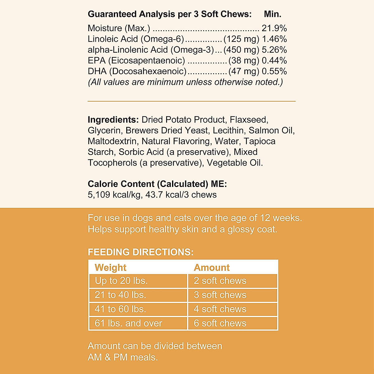 Salmon Oil for Dogs - 60 Soft Chew Omega Treats for Skin and Coat - Fish Oil Blend of Essential Fatty Acids, Omega 3 and 6, Vitamins, Antioxidants and Minerals - Made in USA