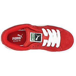 PUMA Suede JR Sneaker High Risk Red/White 7 M US Big Kid