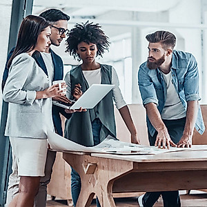 HADEESU MPC2551 Black/Cyan/Magenta/Yellow 841586 841503 841502 841501 Toner Cartridges Compatible with Ricoh MP C2050 C2051 C2550 C2551 Printer, 4 Pack