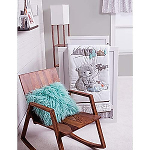 Trend Lab Gone Fishing 3 Piece Crib Bedding Set, Gender-Neutral Color Palette, Includes Quilt, Fitted Crib Sheet and Skirt