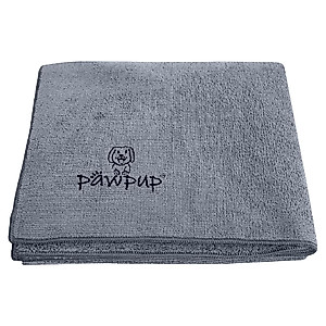 PAWPUP Dog Towels for Drying Dogs Super Absorbent Microfiber Pet Grooming Towel for Dogs, Cats and Other Pets (55 x 28 Inches, Grey)