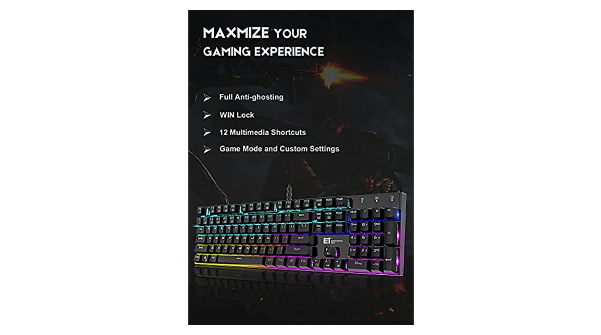 MIQ 104 Keys RGB Mechanical Gaming Keyboard