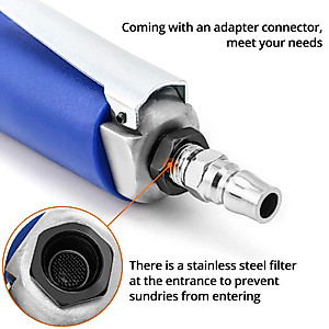 QWORK 1/2" Air Ratchet Wrench,Super Fast Heavy Duty Air Ratchet, 65ft-lbs Max Torque