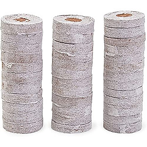 Coco Coir Pellets, Soil Disks Wrapped in Non-Woven Fabric (1.5 in, 36 Pack)