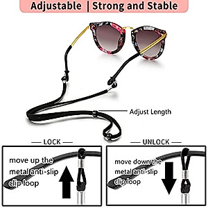 Damanse Eyeglass Repair Kit with Air Chamber Silicone Eyeglass Nose Pads,Screwdriver,Tweezer,Screws,Anti-Slip Ear Grips,Soft Foam Nose Pieces,Adjustable Glasses Strap,Sunglasses Cloth (Transparent)