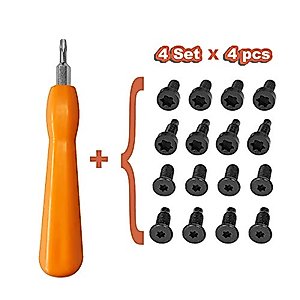 Doorbell Replacement Security Screws and Screwdriver Kit, Suitable for All Doorbells, Including Video Doorbell, Video Doorbell 2, Pro and Elite, Doorbell Screwdrivers, for Battery Replacement