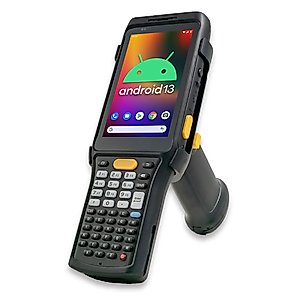 Chainway C61 Wireless Android Barcode Scanner Handheld with Pistol Grip, Zebra 2D/1D/QR Code Reader, Android 13 with Play Store, Vivid Screen, WiFi, Warehouse Inventory Scanning (Build Your Own)