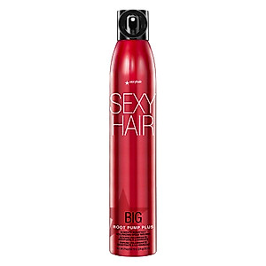 SexyHair Big Root Pump Plus Volumizing Spray Mousse, 10 Oz | Volume with High Hold | Up to 72 Hour Humidity Resistance