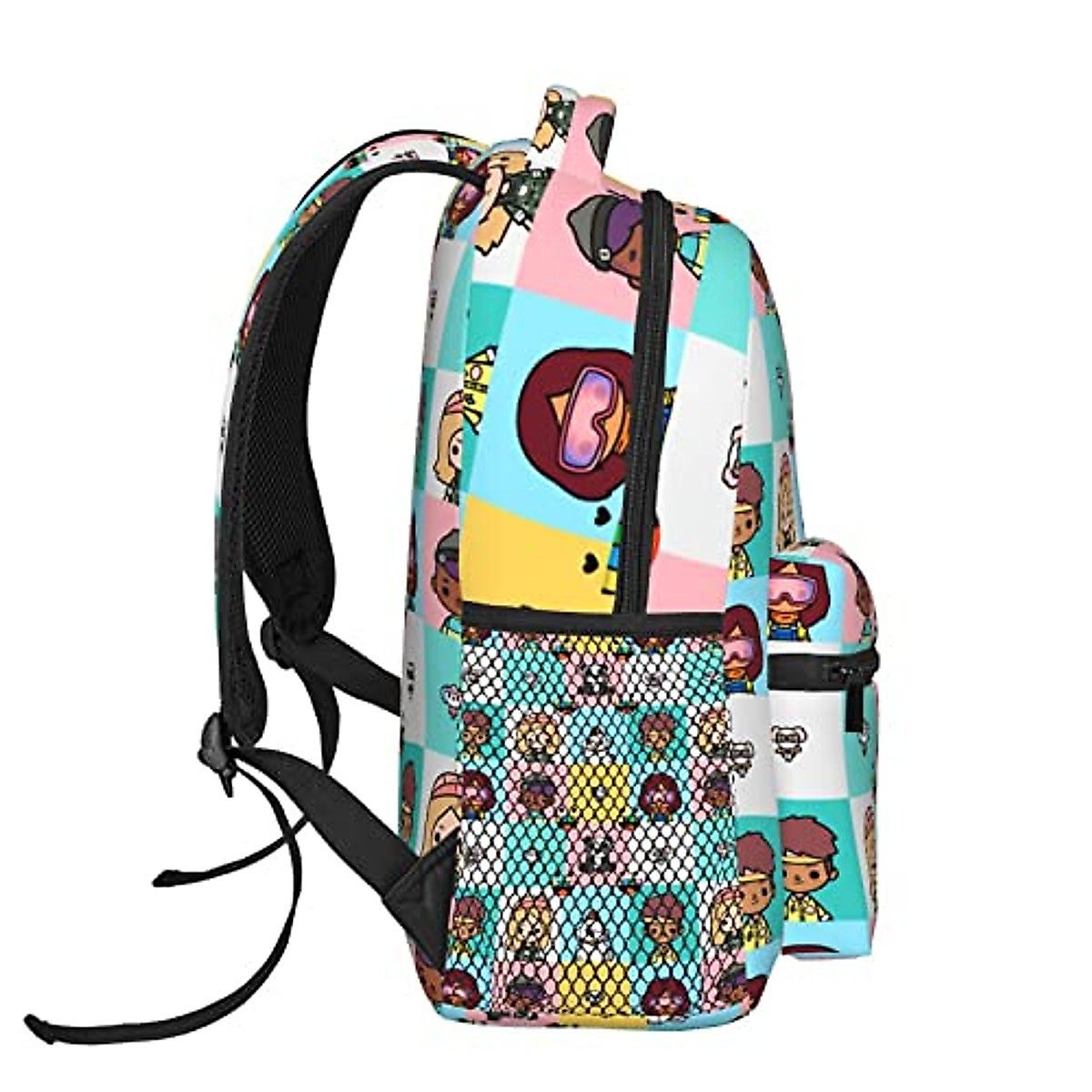 hgxim Backpack Pattern Lightweight Leisure Bag 3d Printing Large Capacity Pattern Leisure Bag Travel