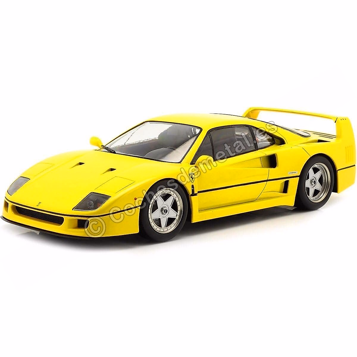 KK Scale KKDC180692 - Ferrar. F40 Yellow 1987 - Scale 1/18 - Collectible Model