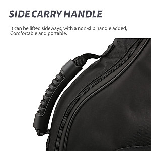 AODSK Acoustic Guitar Gig Bag,0.39Inch Thick Padding,Guitar Bag Adjustable Shoulder Strap,Black-For 40 41inch Acoustic Guitar