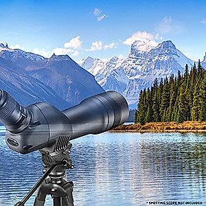 Barska AF13650 Professional Tripod with Fluid Head & Carrying Case for Spotting Scopes, Binoculars, Cameras, etc