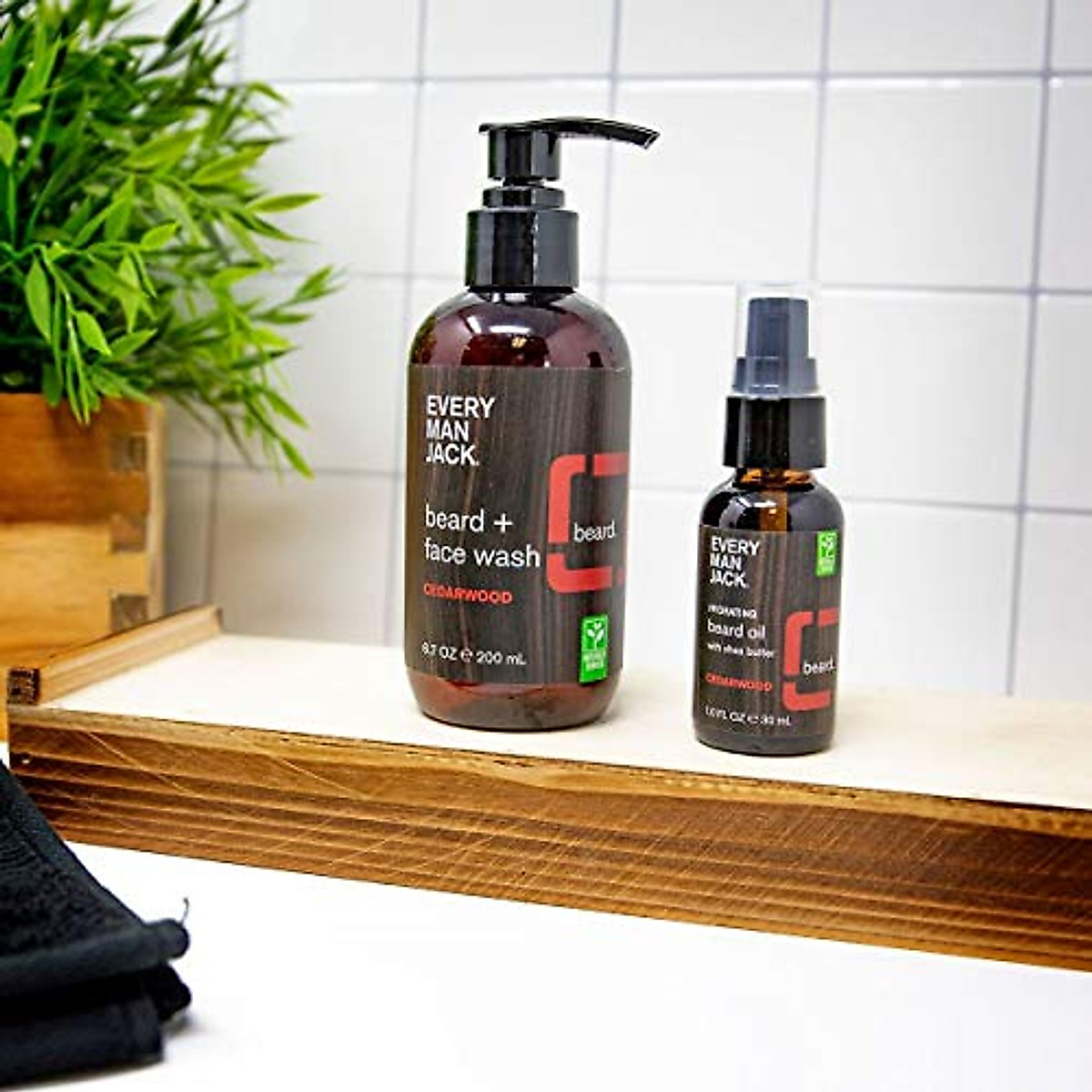 Every Man Jack Beard Oil, Cedarwood, 1.0-ounce