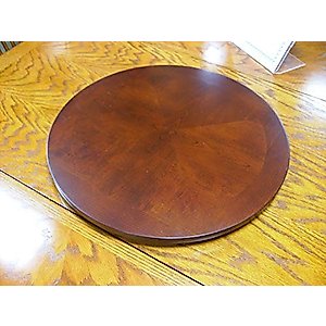 2517 Dark Cherry Lazy Susan By Crown Mark 22' Diameter