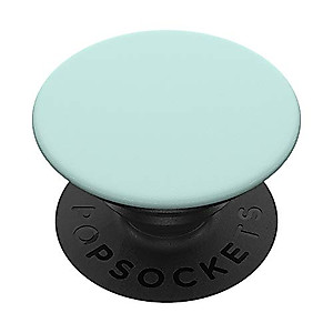Simple Solid Color Chic Solid Soft Mint Design PopSockets Swappable PopGrip