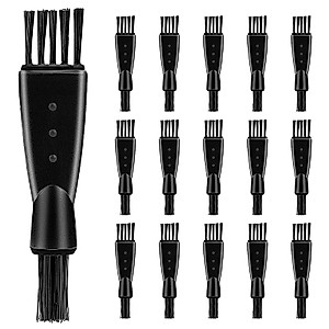 Electric Shaver Cleaning Brush 16 PCS Mens Razor Brush Double-Headed Trimmer Brush Cleaner for Beard Hair Trimmer, Hair Clipper, Razor, Barber, Electric Shaver