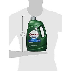 Cascade Advanced Power Liquid Machine Dishwasher Detergent with Dawn, 125-Fl. Oz, Plastic Bottle (125 Fl Oz)