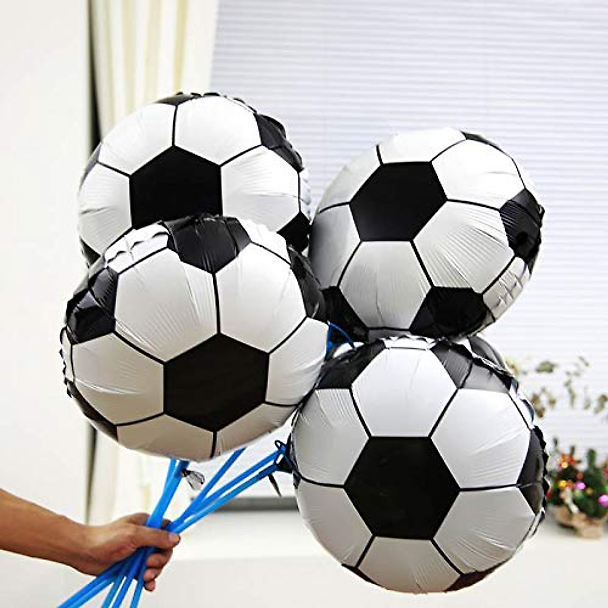 10pcs Soccer Balloons for Epic Soccer Party Decor