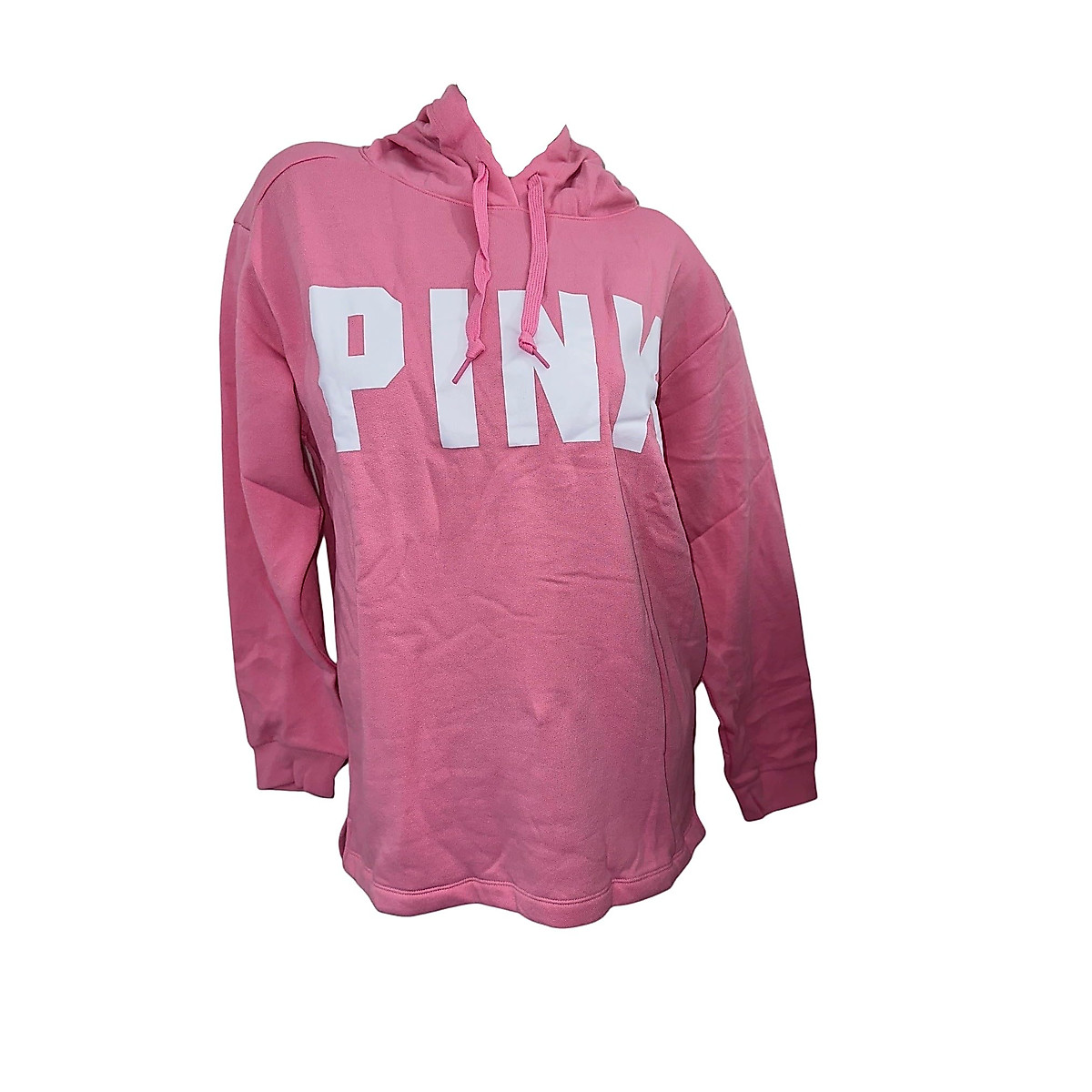 Victoria's Secret Pink Fleece Campus Pullover Sweatshirt Hoodie Color Pink New (as1, alpha, x_l, regular, regular)