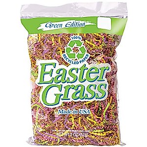 R.J. Rabbit Ruffle Cut Recycled Crinkle Cut Paper Easter Grass 2 oz 1248 (Spring)