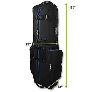 CaddyDaddy Golf Constrictor 2 Travel Cover (Black/Navy)