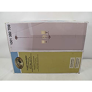 Hampton Bay 19706-000 Laurel Hill 3-Light Brushed Nickel Chandelier